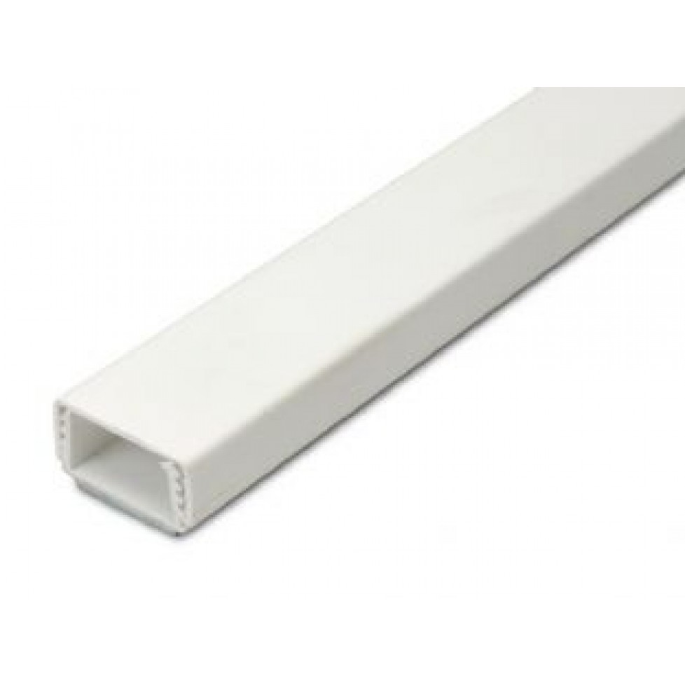 Kabelgoot antraciet zelfklevend 20x10 mm per 5 stuks - KL2010AN