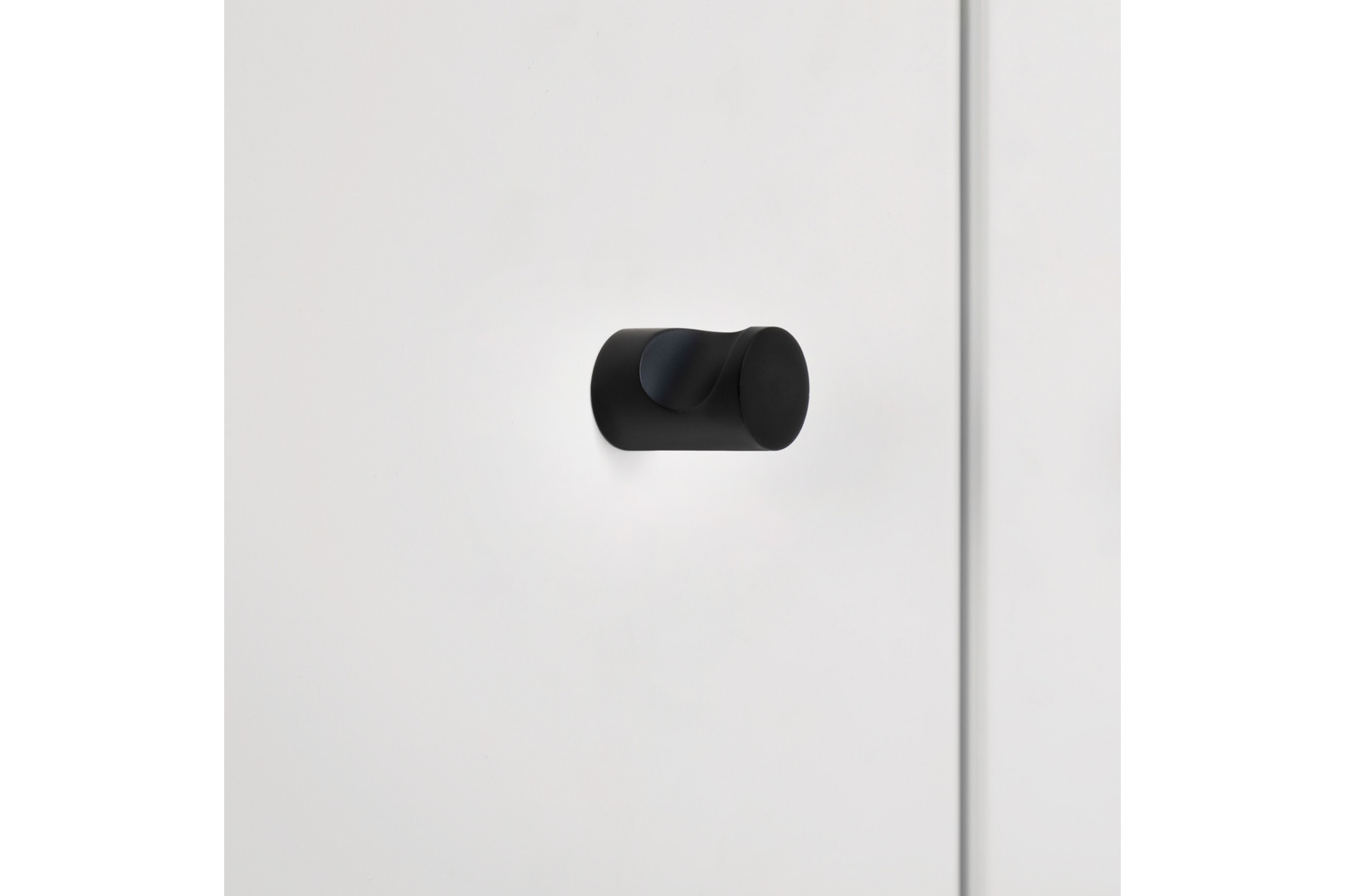 Knop Panama cilinder zwart 20 mm - KNO1914
